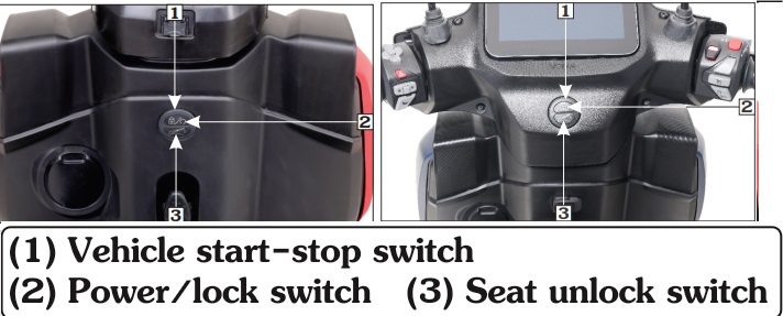 6.c. Vehicle Start-Stop Switch & Note