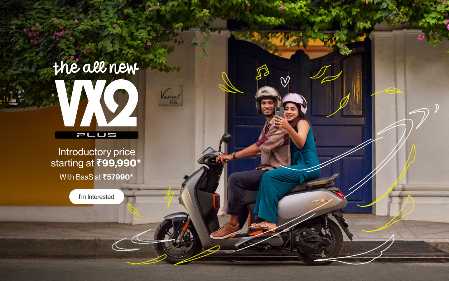 VIDA VX2 Plus Electric Scooter | Long Range, Powerful Ride