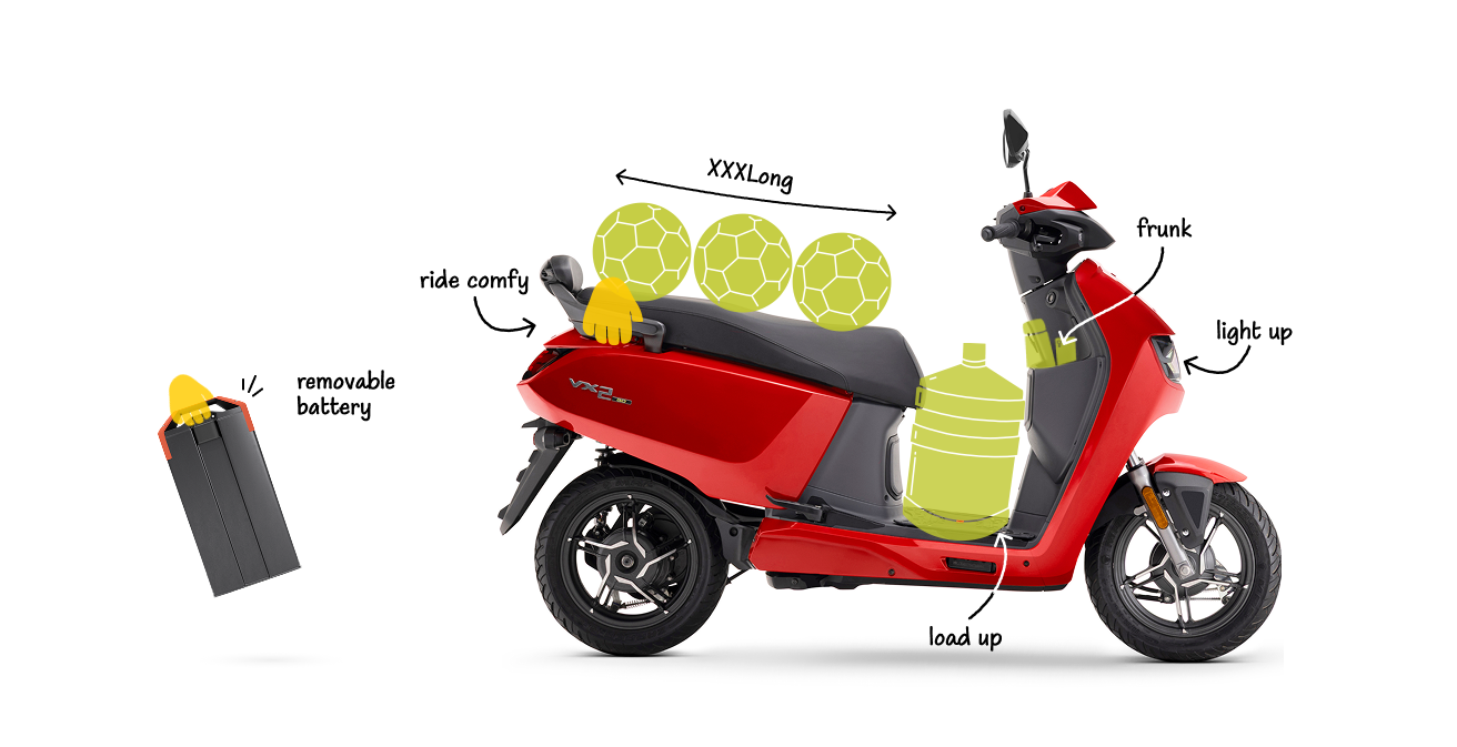 VIDA VX2 Go Electric Scooter | Lightweight, Smart & Efficient